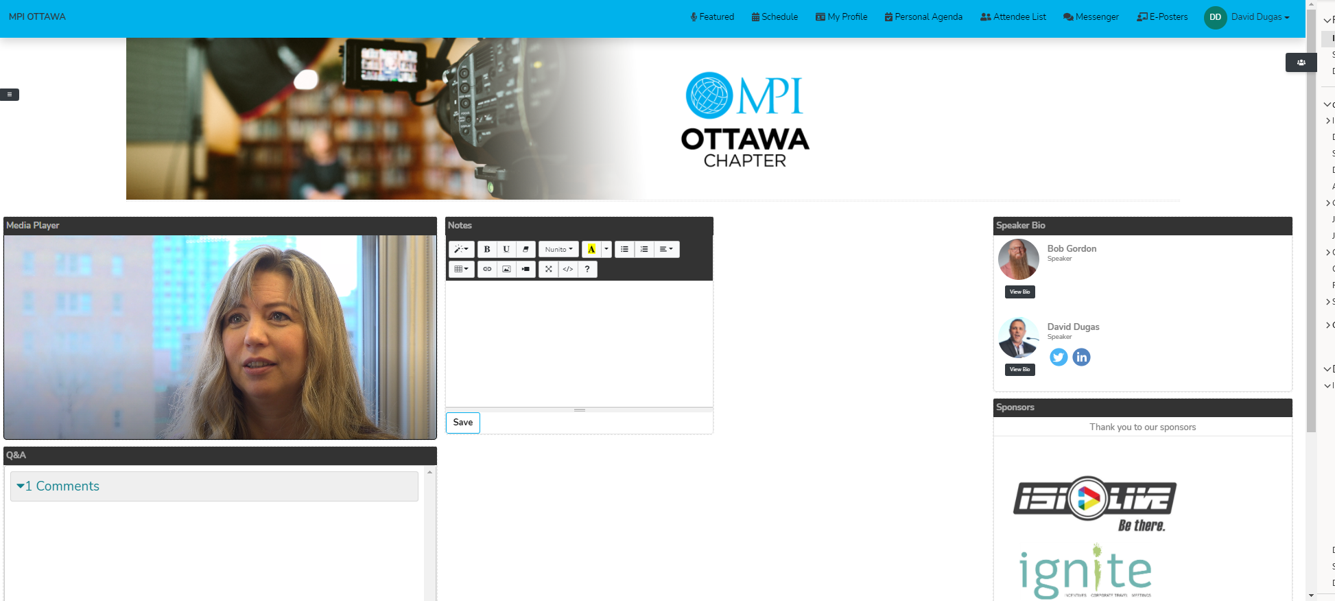 Virtual Conference Portal – myConferenceSuite